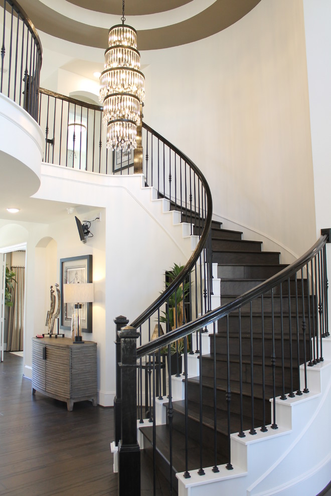 Showcase Homes - Staircase - Houston - by Erin Paige Design, LLC | Houzz