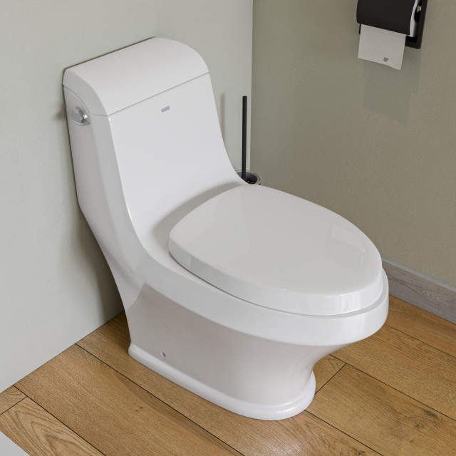 EAGO TB133 Single Flush One Piece Ceramic Toilet - Contemporary ...