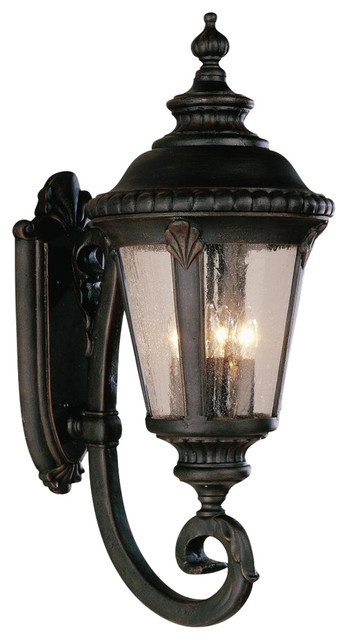 Trans Globe TGL 29"H Outdoor Coach Lamp, Black - Traditional - Outdoor ...