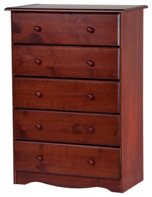 100% Solid Wood 5-Drawer Chest - Transitional - Dressers - by Palace ... 100% Solid Wood 5-Drawer Chest - Transitional - Dressers - by Palace ...