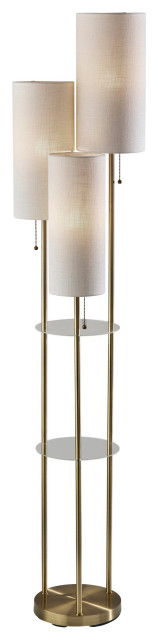 Trio Floor Lamp - Transitional - Floor Lamps - by Adesso | Houzz
