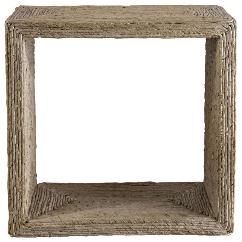 22 inch Woven Side Table - 22 inches wide by 10 inches deep - Furniture ...