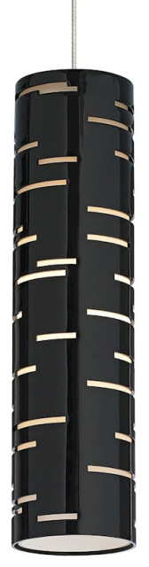 Tech Lighting MP Revel 1-Light Pendant, Black/Bronze LEDS930 ...