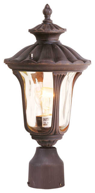 Oxford Outdoor Post Head, Black - Traditional - Post Lights - by Livex ...