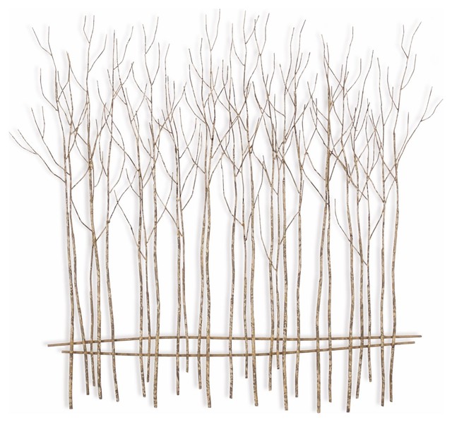 Tranquil Grove Wall Sculpture - Contemporary - Metal Wall Art - by ...