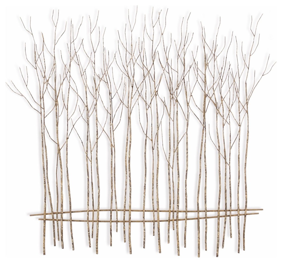 Tranquil Grove Wall Sculpture - Contemporary - Metal Wall Art - by ...
