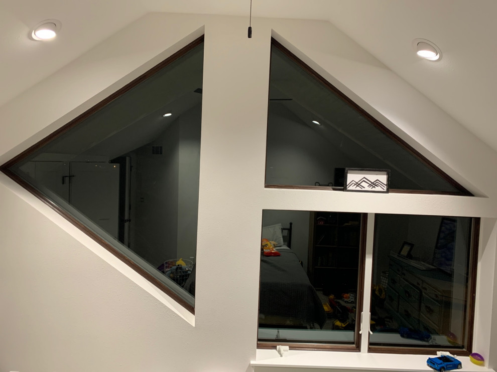 Triangle window coverings