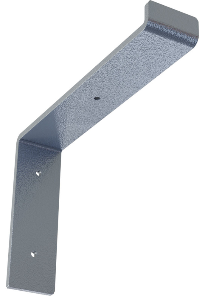 Loera Wrought Iron Bracket, Single Center Brace, 1 1/2"Wx5 1/2"Dx8"H, 6 ...