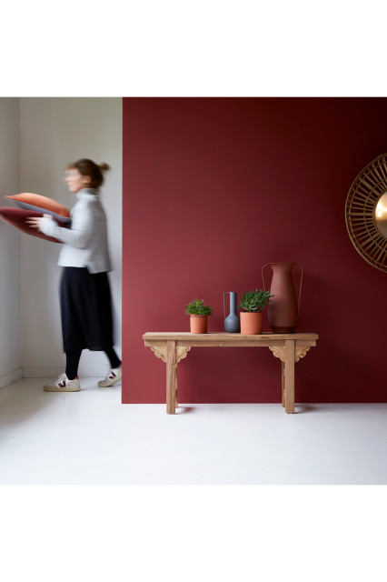 Teak Modern Classic Teak Bench | Tikamoon Adonis - Traditional - Accent ...