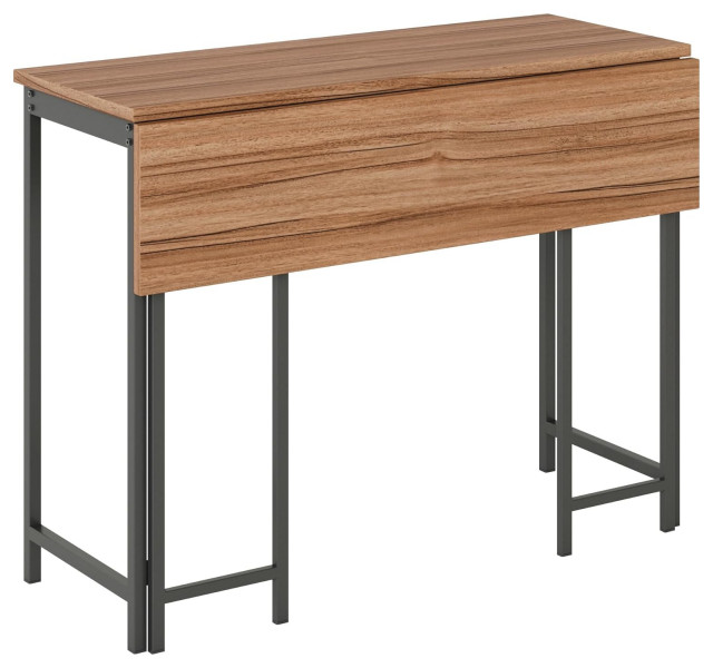 Modern Desk, Unique Design With Sindoori Mango Finished Top & Flip Up ...