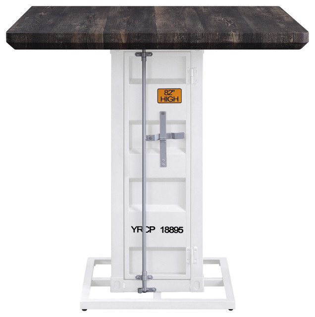 ACME Cargo Counter Height Table - Industrial - Indoor Pub And Bistro ...