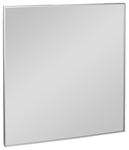 Wall Mount Bathroom Vanity Delux White Gloss Mirror 32", 24+12R- Simple ...