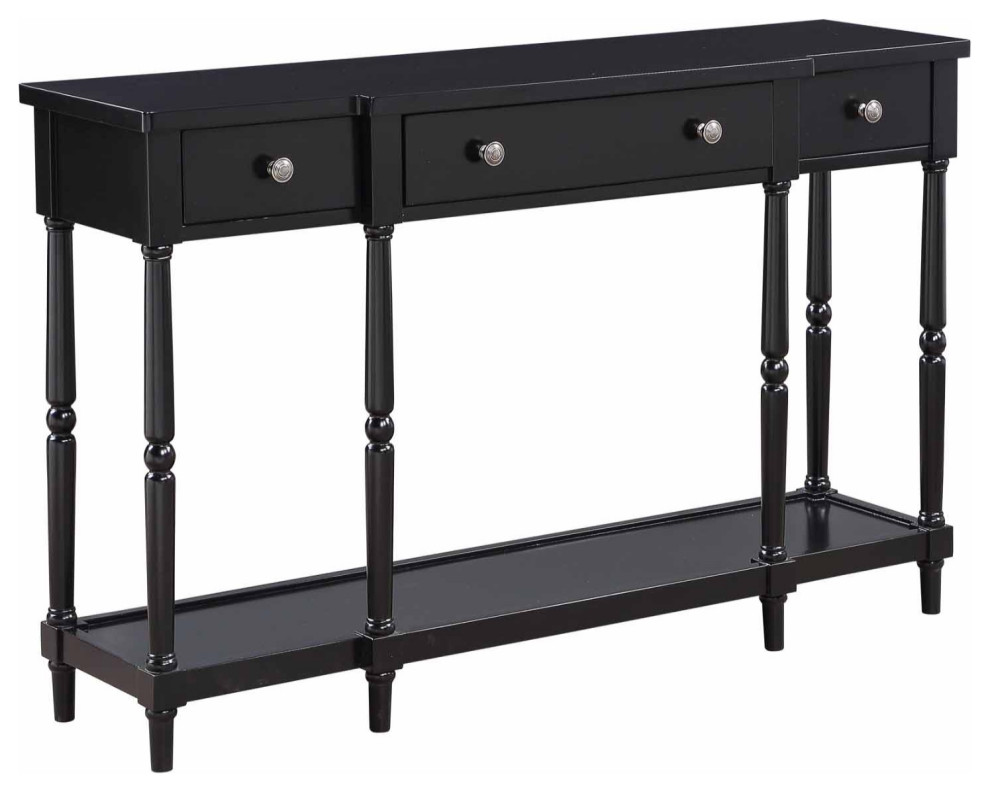 Cheyenne 3 Drawer Console Table With Shelf - Traditional - Console ...