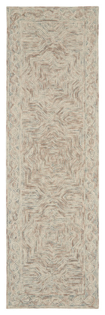 Nourison Interlock Itl03 Contemporary Rug, Blue/Ivory, 8'0"x10'6 ...