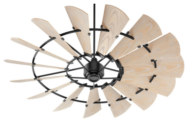 Windmill 72" Damp Fan - Farmhouse - Ceiling Fans - by Quorum ...