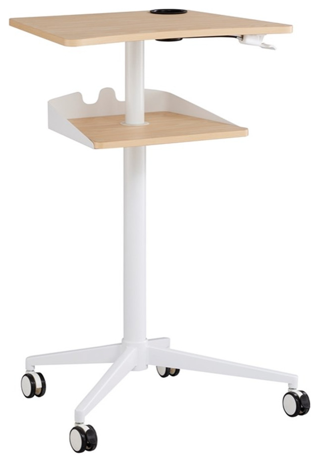 Safco Products 1944 VUM Pneumatic Height-Adjustable Stand-Up Mobile ...
