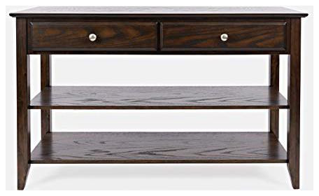 Modern Espresso Sofa Console Table - Transitional - Console Tables - by ...