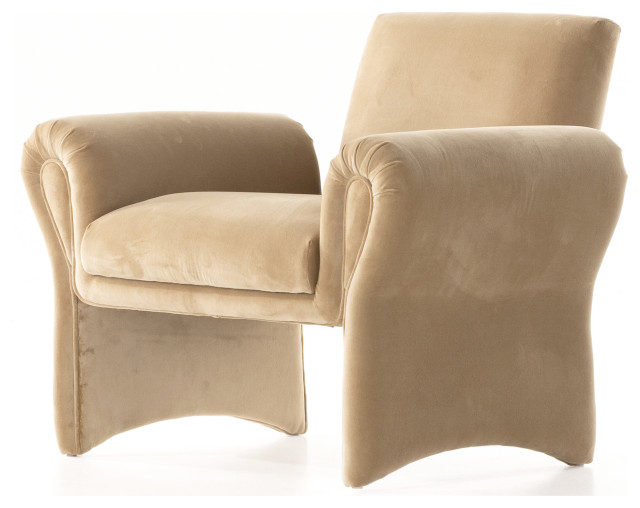 Raya Chair, Surrey Camel - Transitional - Armchairs And Accent Chairs ...