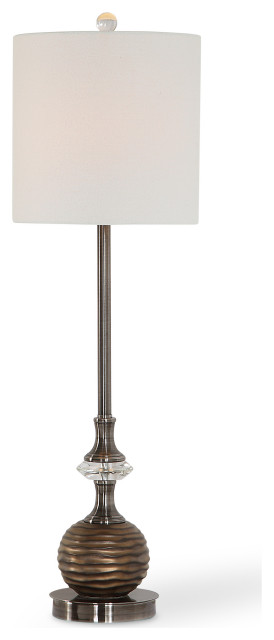 33" Traditional Bronze Bronze Table Lamp - Traditional - Table Lamps ...