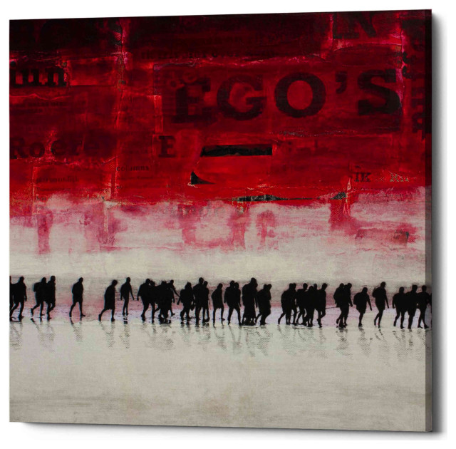 Epic Graffiti 'EGO'S' by DB Waterman, Giclee Canvas Wall Art, 37" x 37 ...