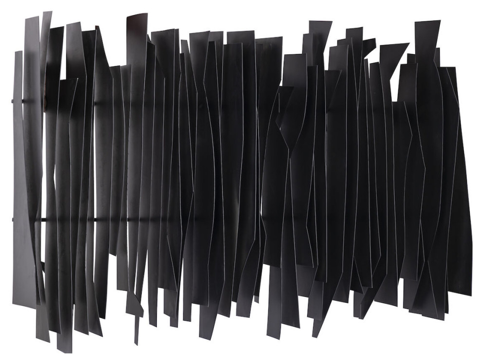 Ridge Dimensional Wall Art Black - Industrial - Metal Wall Art - by ELK ...