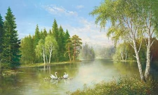 Beautiful Lake Poster Print by Helmut Glassl - Item # VARPDX87084, 12 x ...