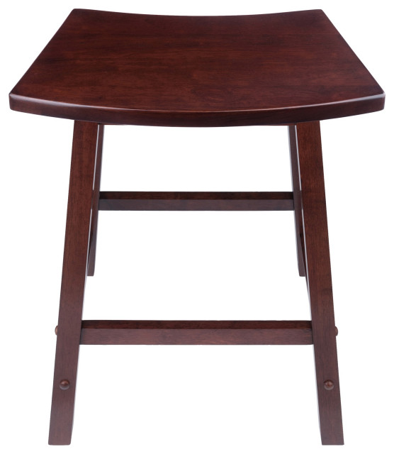 Ergode Katashi Fan Shape Counter Stool, Walnut - Transitional - Bar ...