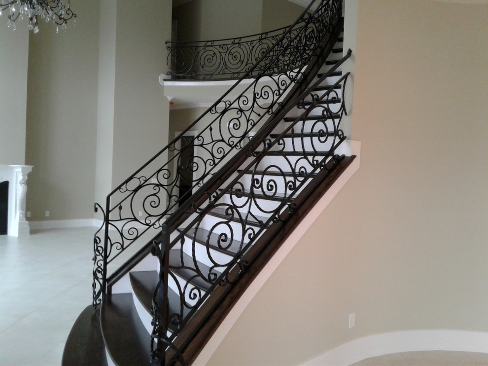 Custom Ornamental Iron Stair rails - Staircase - Louisville - by ...