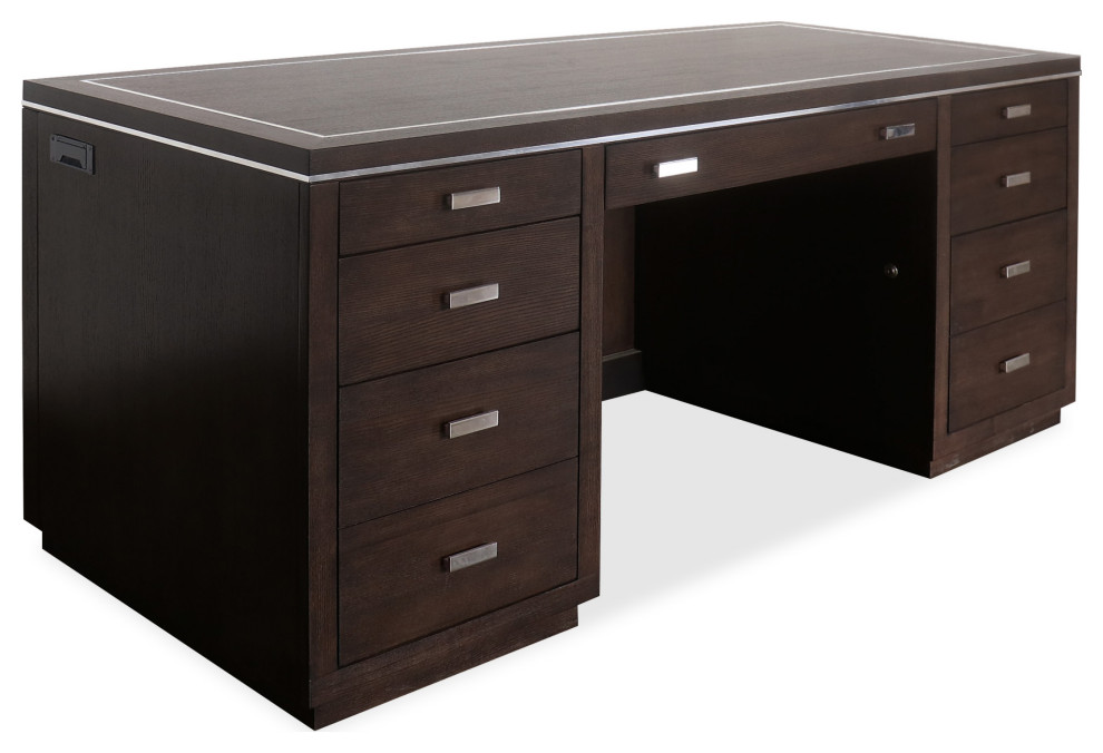 House Blend Junior Executive Desk - Transitional - Desks And Hutches ...
