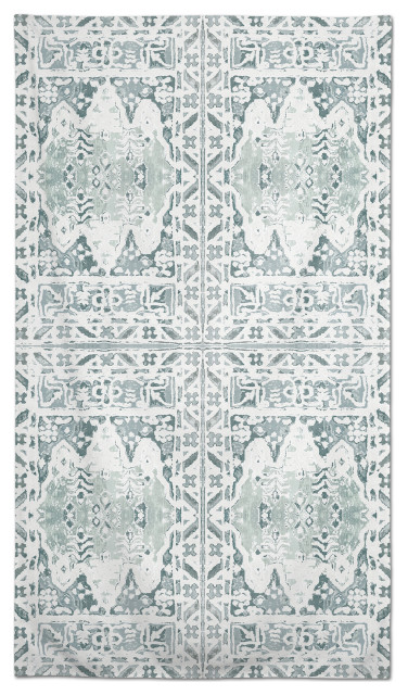 Blue Rug Pattern 58x102 Tablecloth, 58x102 - Contemporary - Tablecloths ...