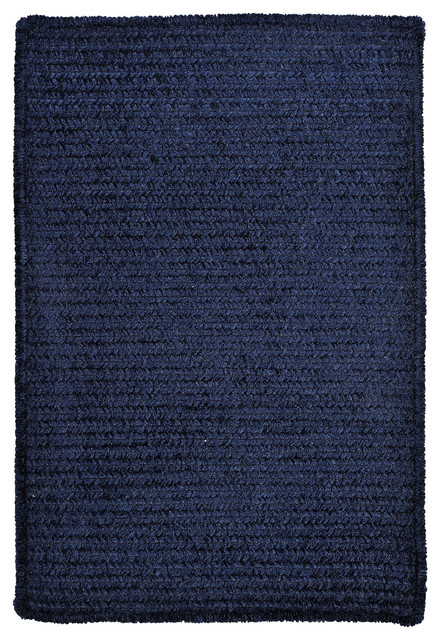 Colonial Mills Simple Chenille M503 Navy Area Rugs, 6x6 Square ...