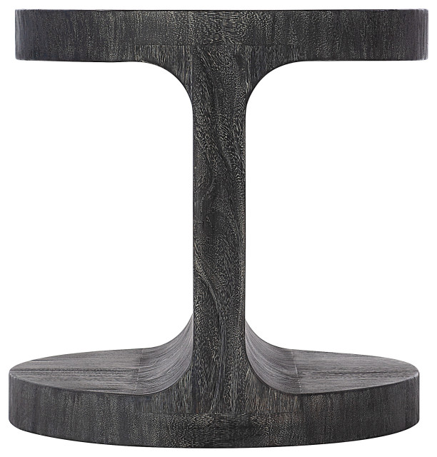 Bernhardt Berkely Side Table, 24"W x 24"D x 24"H - Rustic - Side Tables ...