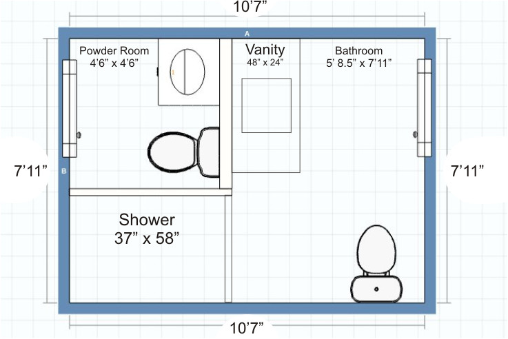 shower layout help