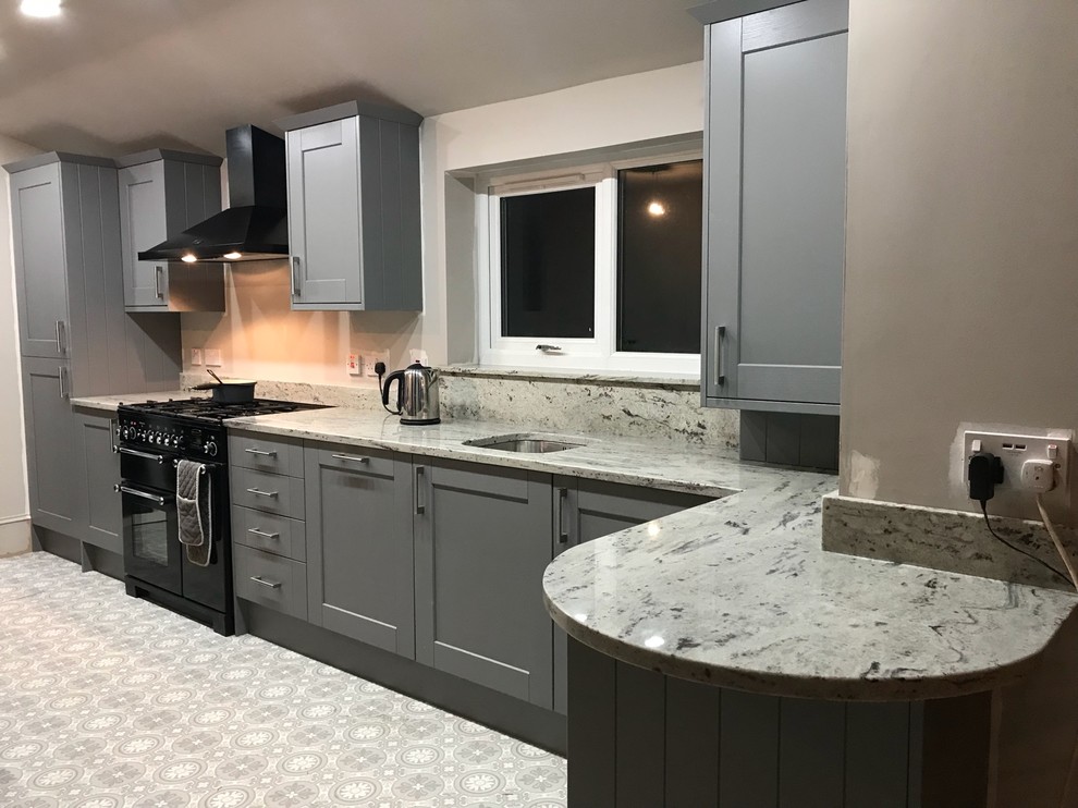 should the floor colour match the worktop? | Houzz UK