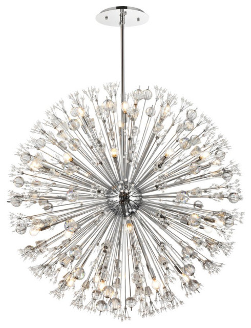 Vera 34-Light Pendant in Chrome - Contemporary - Pendant Lighting - by ...