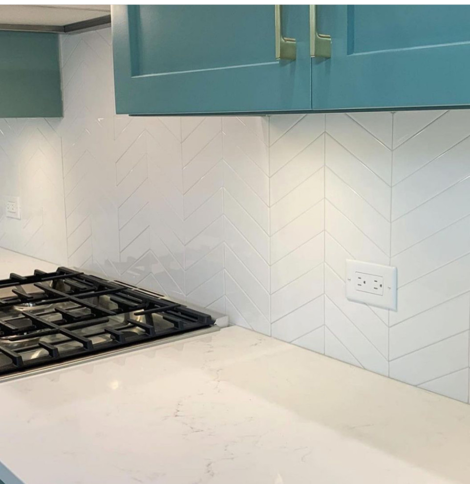 Chevron Wall tiles - Contemporary - Chicago - by Home Carpet One | Houzz