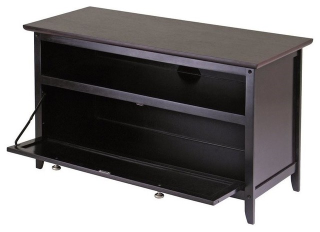 Pemberly Row Transitional Solid Wood TV Stand for TVs up to 42" in ...