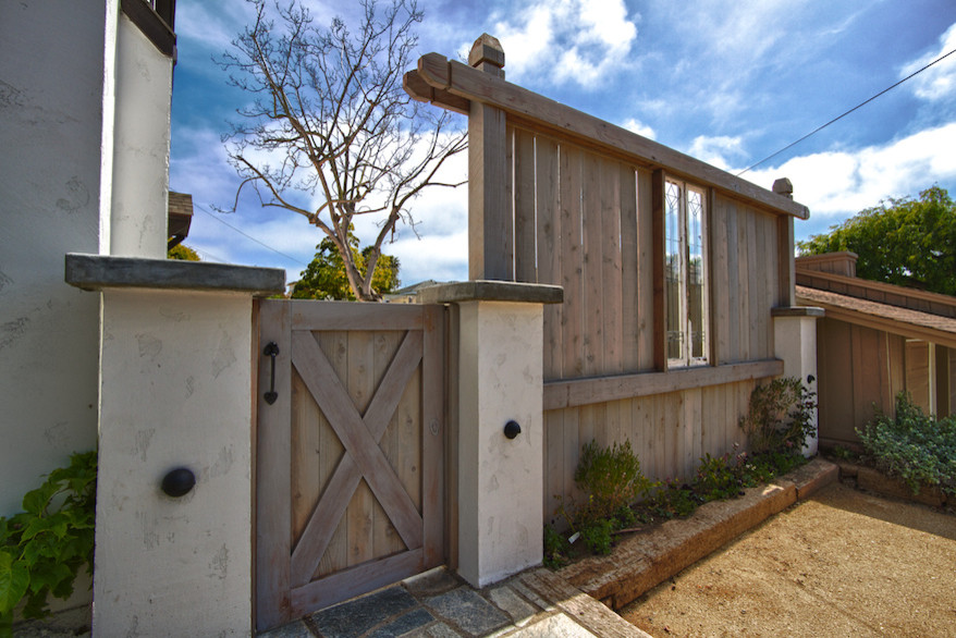 French Courtyard and Frontyard - Rustic - San Diego - by Mooch Exterior ...