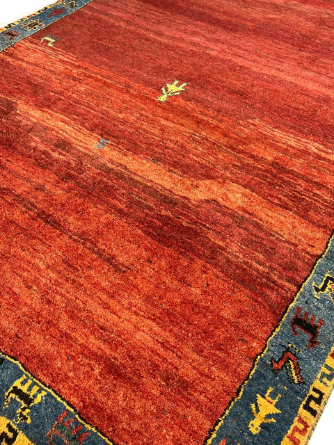 Fine Hand Knotted Persian Gabbeh 7'8''x9'11'' - Southwestern - Area ...