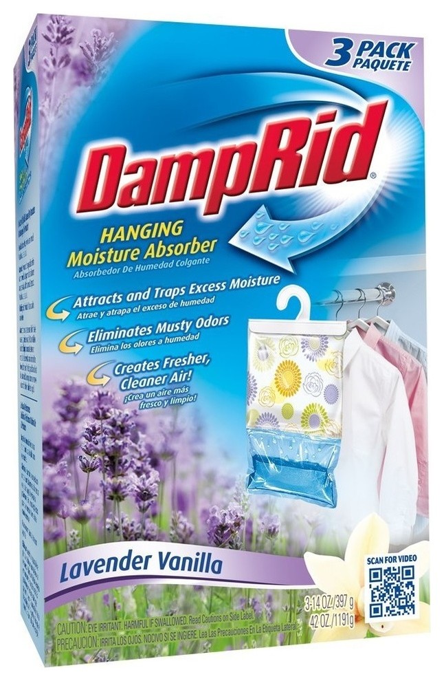 Damp Rid® FG83LV Hanging Closet Freshener, 14 Oz, 3-Pack - Contemporary ...