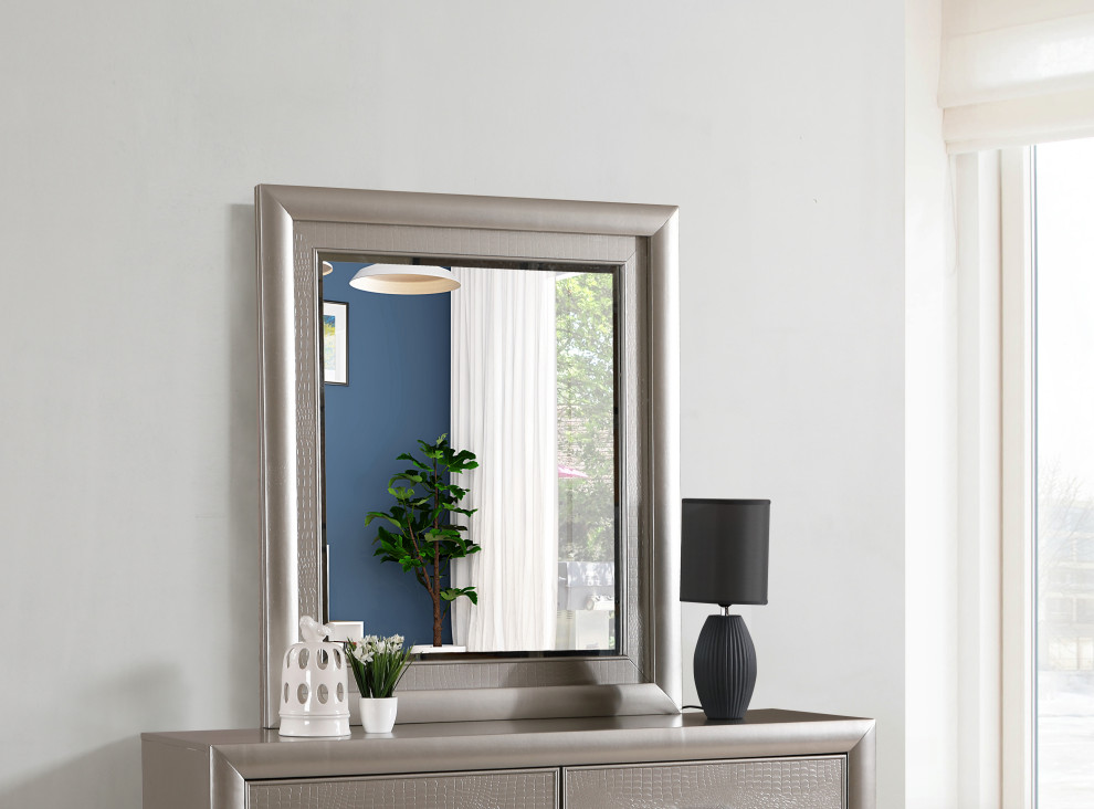 Vella Mirror - Transitional - Wall Mirrors - by Glory Furniture | Houzz