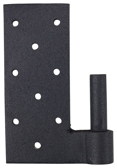 Black Lift Off Pintle Hinge 24" L Wrought Iron Hinges Rustic Pintle ...
