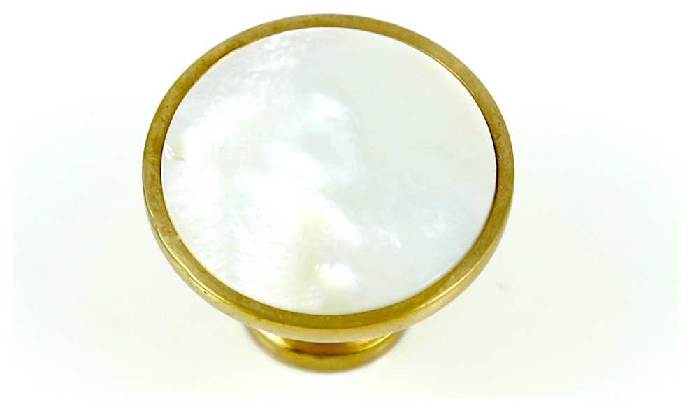 Mother of Pearl Knob - Beach Style - Cabinet And Drawer Knobs - by ...