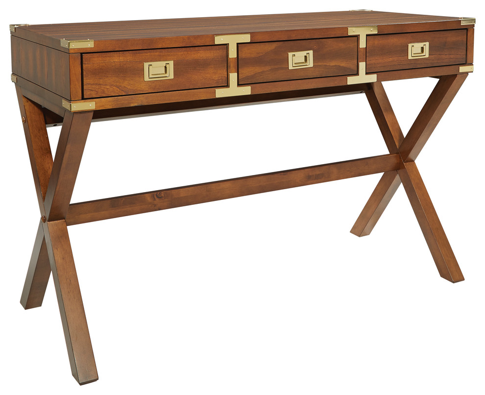 46" Desk With Power - Transitional - Desks And Hutches - by Office Star ...