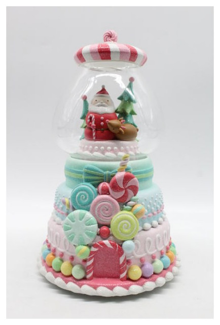 December Diamonds 14-inch Candy Machine with Santa Figurine ...