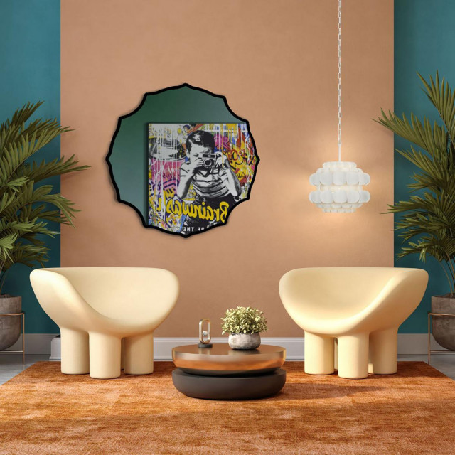 Not Baroque - en Wall Mirror, Black - Transitional - Wall Mirrors - by ...