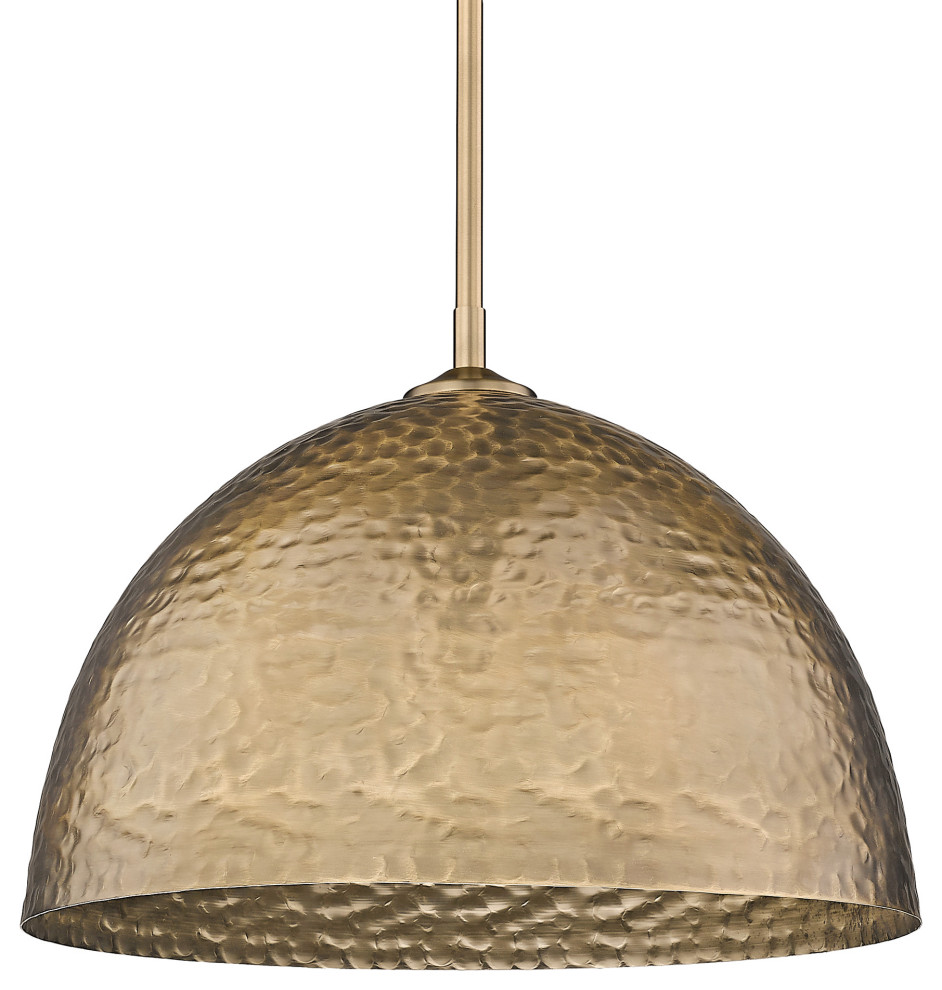 Golden Lighting 6950-L MBS Shepard Large Pendant in Modern Brass ...