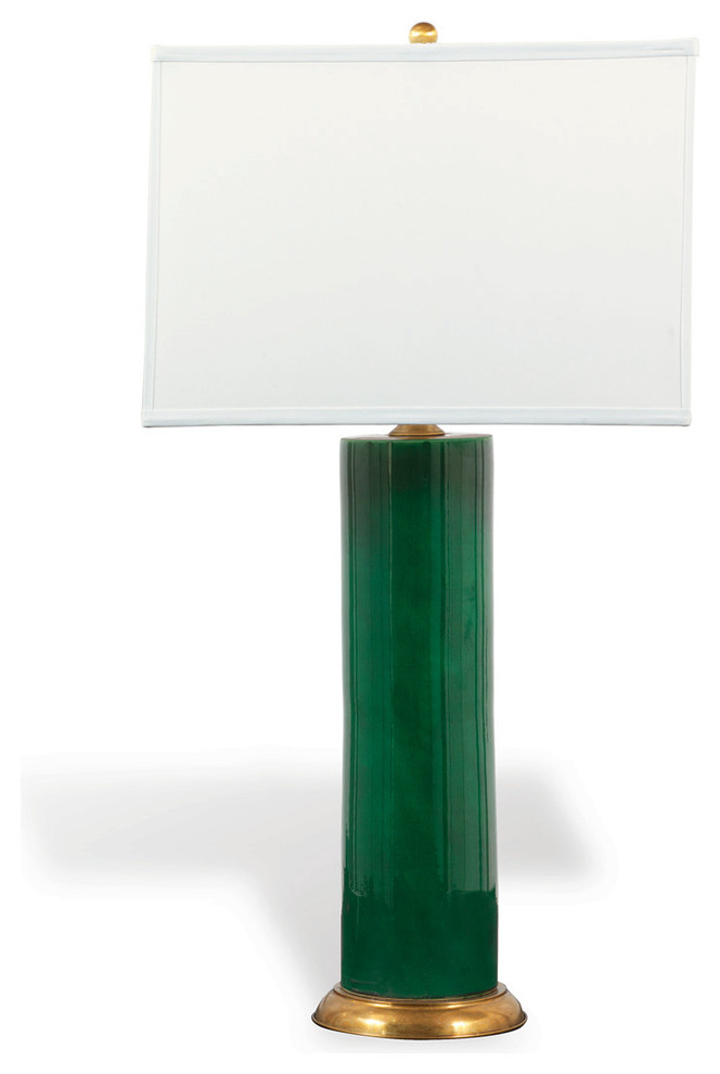 Melrose Lamp, Emerald - Transitional - Table Lamps - by Port 68 | Houzz