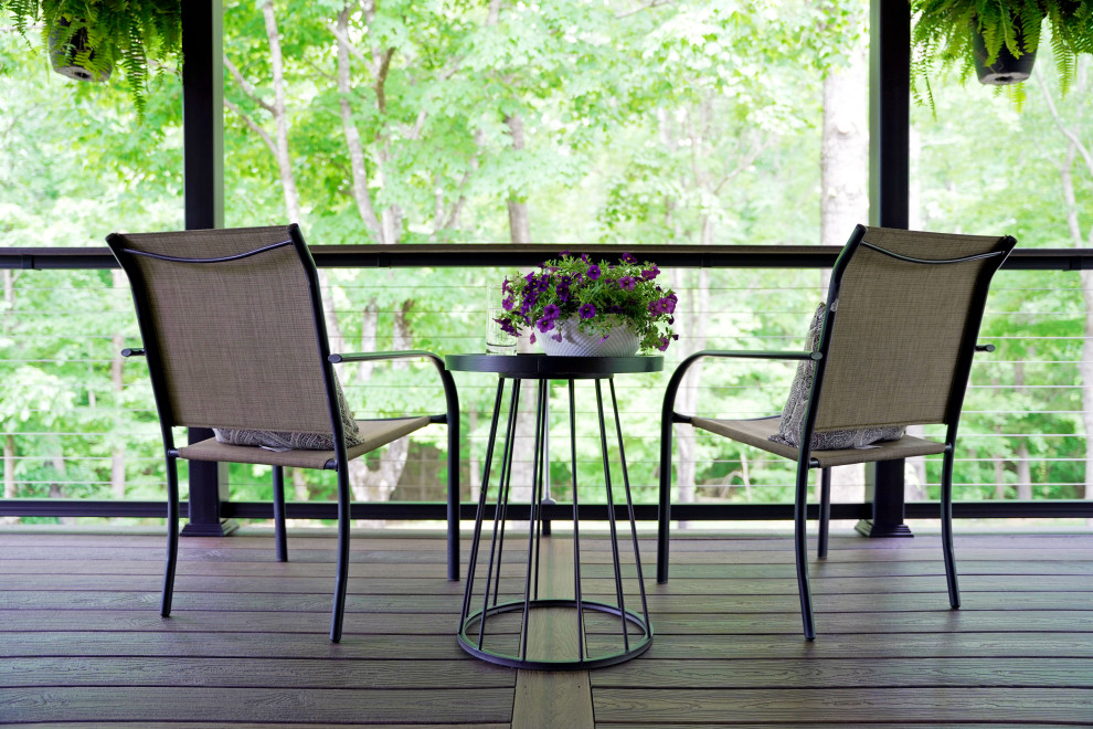 Balcony Deck - Distinction Collection Rustic Walnut and CP315 Composite ...