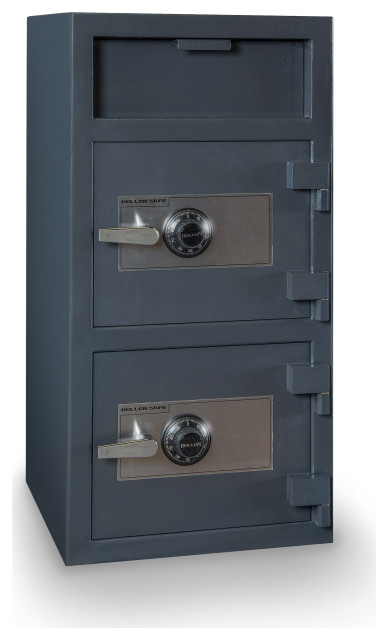 Hollon Gray Double Door Depository Safe, FDD-4020EE - Safes - by ...